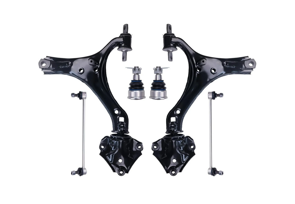 PAIR NEW FRONT LOWER CONTROL ARMS & SWAY BAR LINKS FOR HONDA ACCORD CR ...