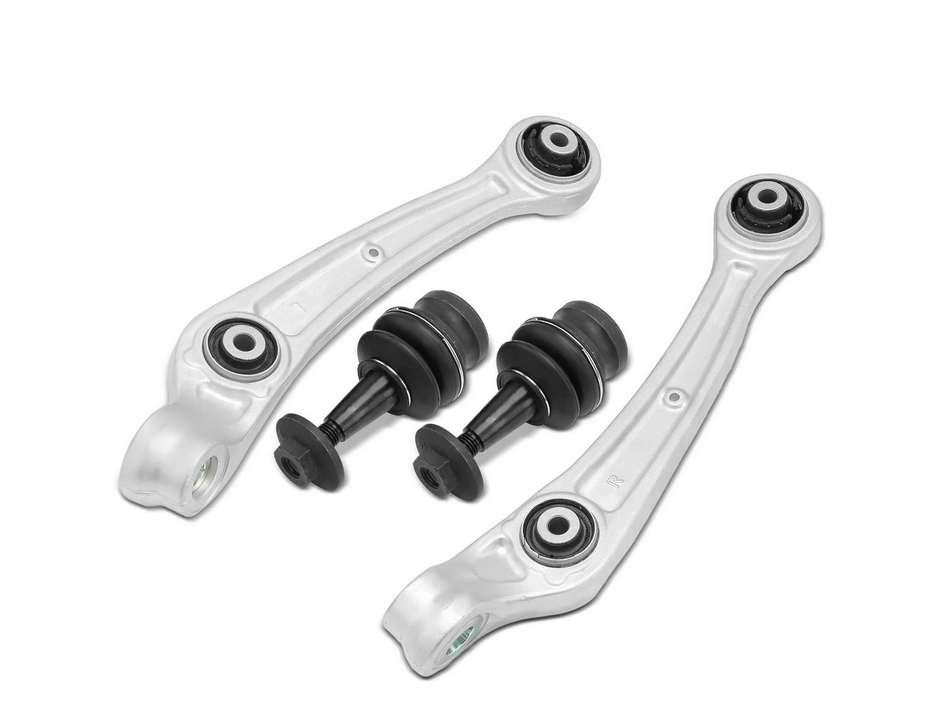 PAIR NEW FRONT LOWER CONTROL ARMS & BALL JOINTS FOR Audi A6 S6 C7 Seri ...
