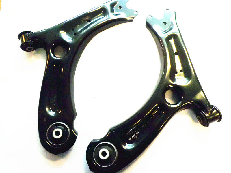 PAIR NEW FRONT LOWER CONTROL ARMS for VOLKSWAGEN CADDY 2K/2KN/SA 2010 ...