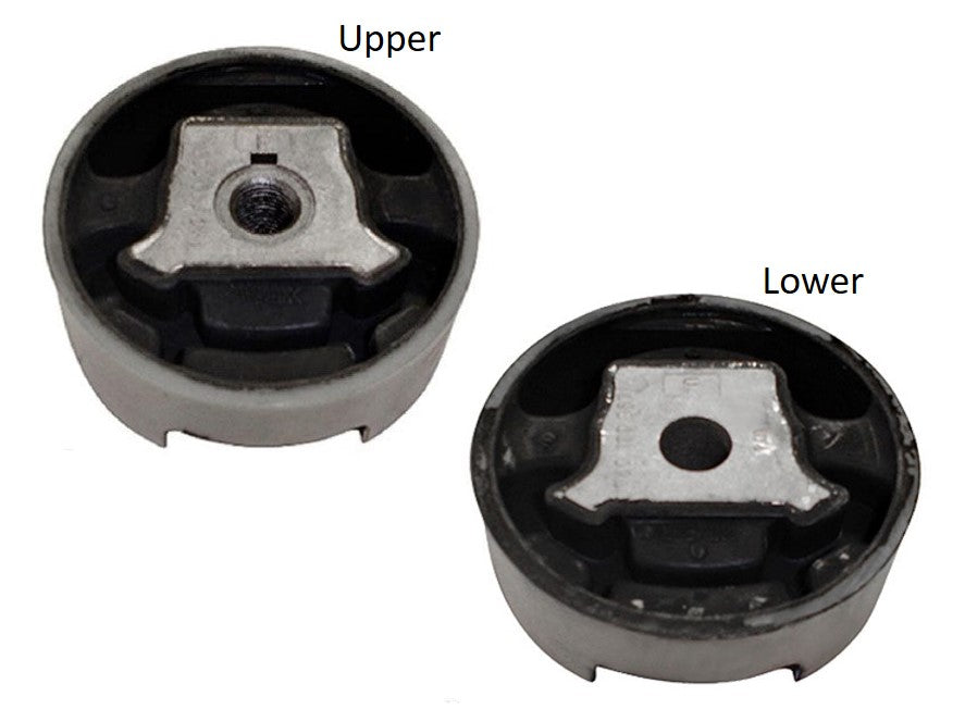 PAIR Rear Upper/Lower Engine Mounts for VW Golf GTI GTD R Mk6 2009-201 ...