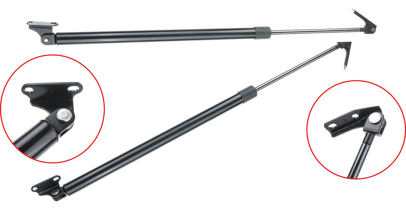PAIR Tailgate Gas Struts for Toyota HiAce Van Mk4 H10 H100 1989-2005 L ...